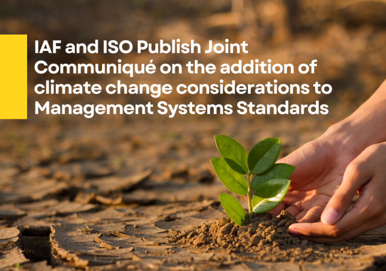 IAF and ISO Publish Joint Communiqué - IAF