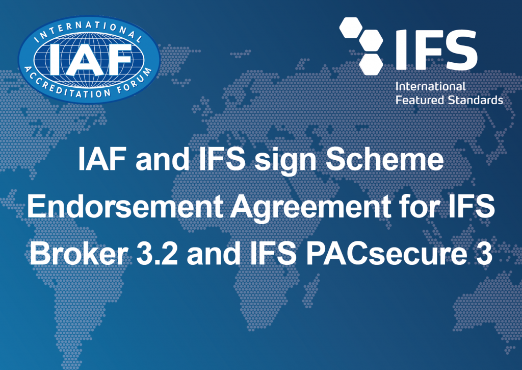 IFS Broker and IFS PACsecure Endorsed as IAF MLA Sub-Scopes - IAF