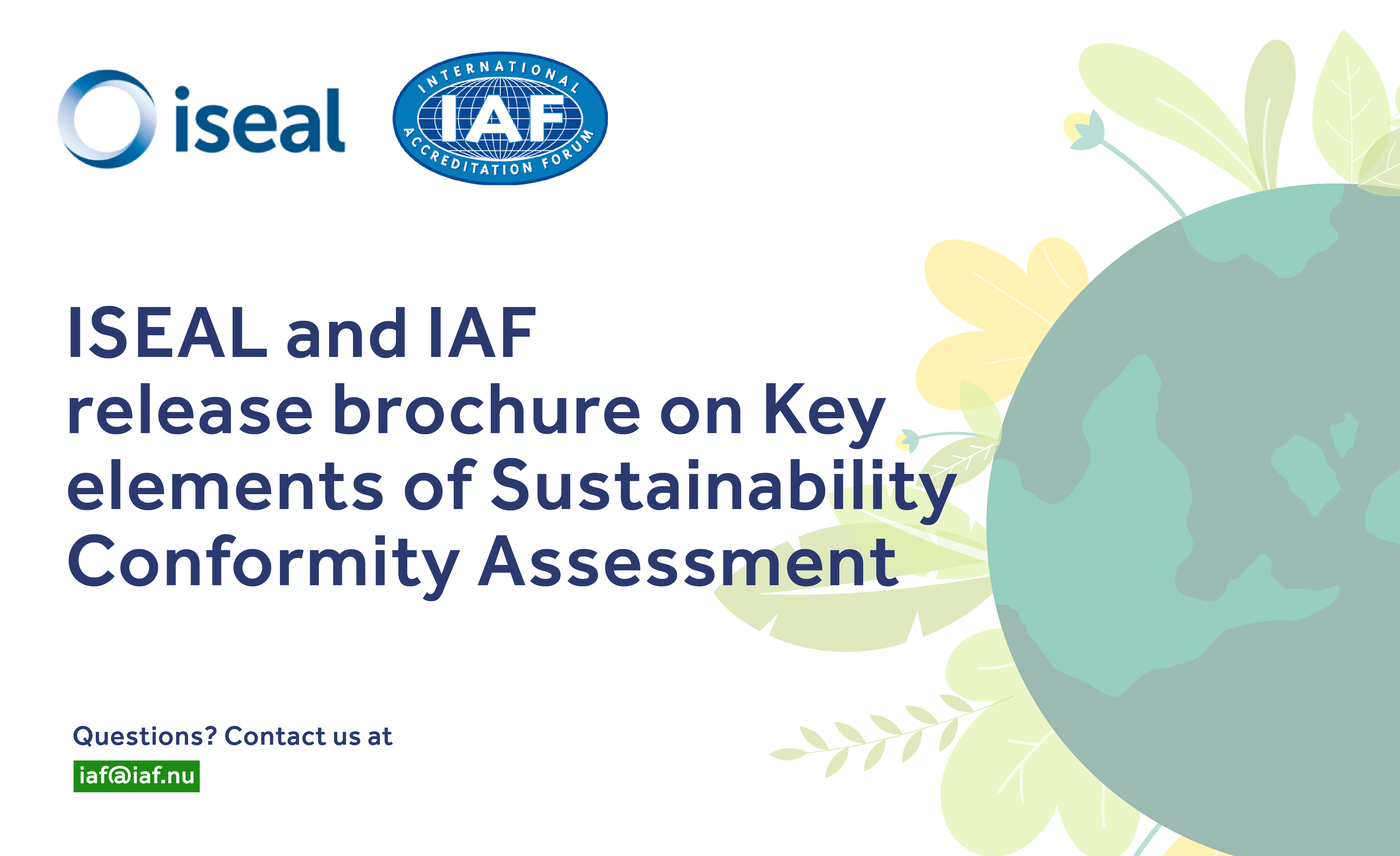 IAF and ISEAL Release Sustainability CAS Brochure - IAF