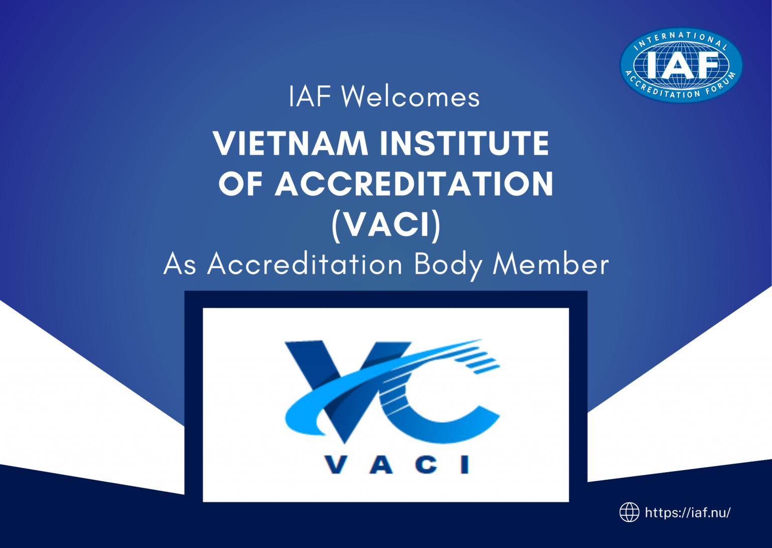 VACI Joins IAF as Accreditation Body Member - IAF